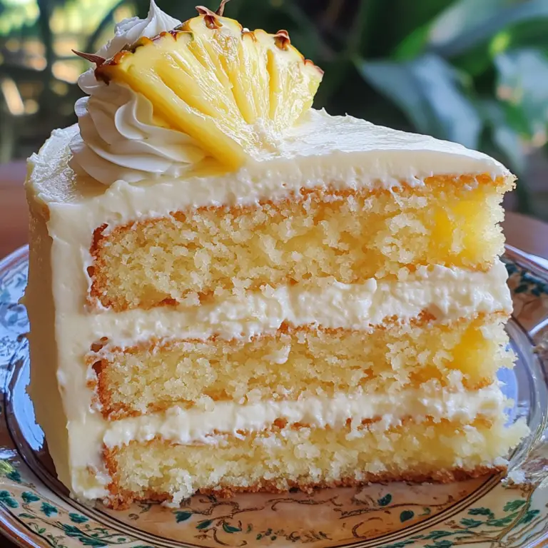 Indulge in the Delightful Taste of Hawaiian Pineapple Cake - receipster