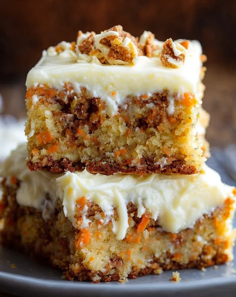 Irresistible Carrot Cake Bars with Luscious Cream Cheese Frosting ...