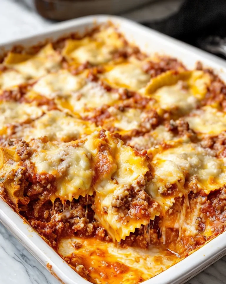 Deliciously Simple Cheesy Baked Ravioli Recipe for Quick Dinners ...