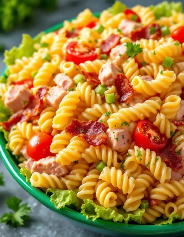 Ultimate Club Sandwich Pasta Salad – Perfect for Potlucks – receipster