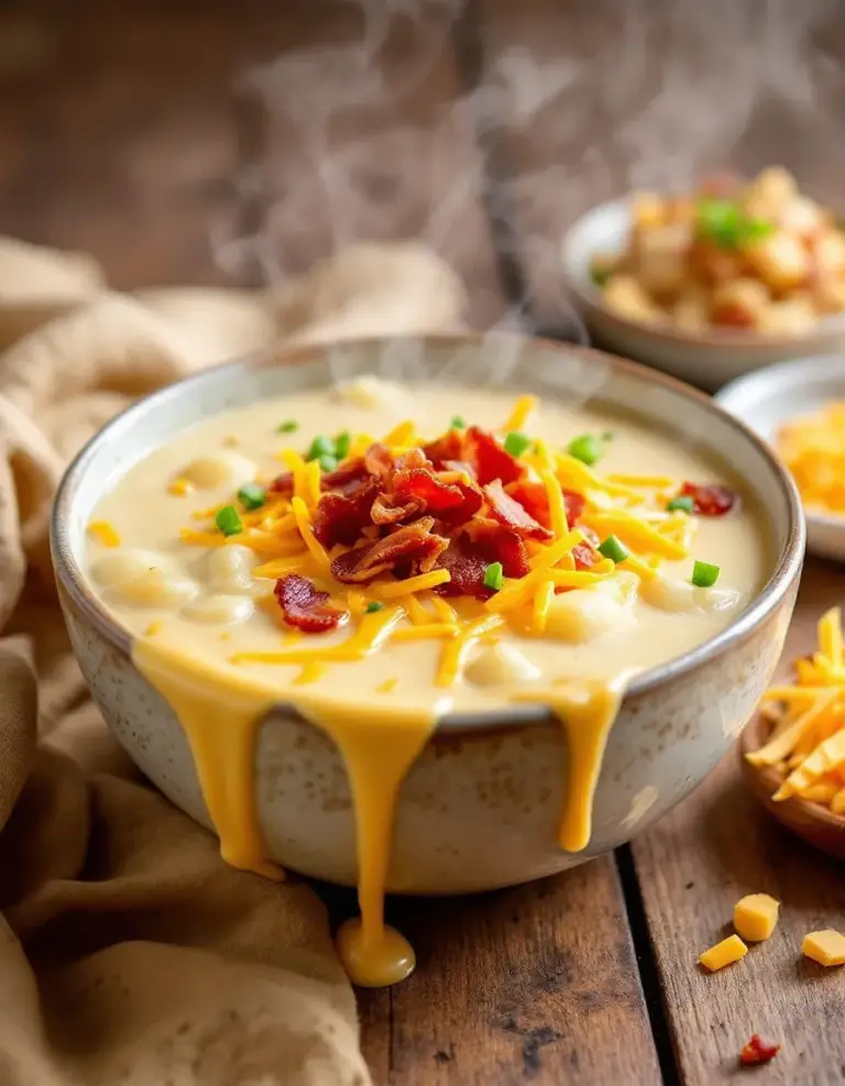 Easy Crock Pot Crack Potato Soup with Bacon and Cheese – receipster