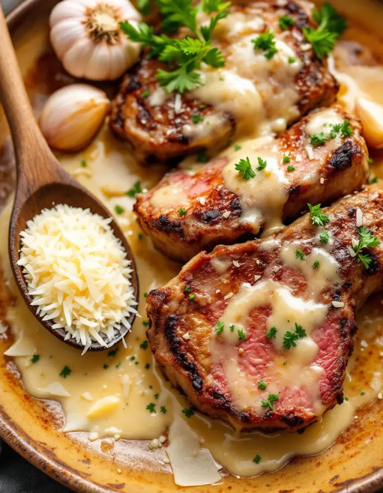 Easy Garlic Butter Steak Bites with Parmesan Cream Sauce – receipster