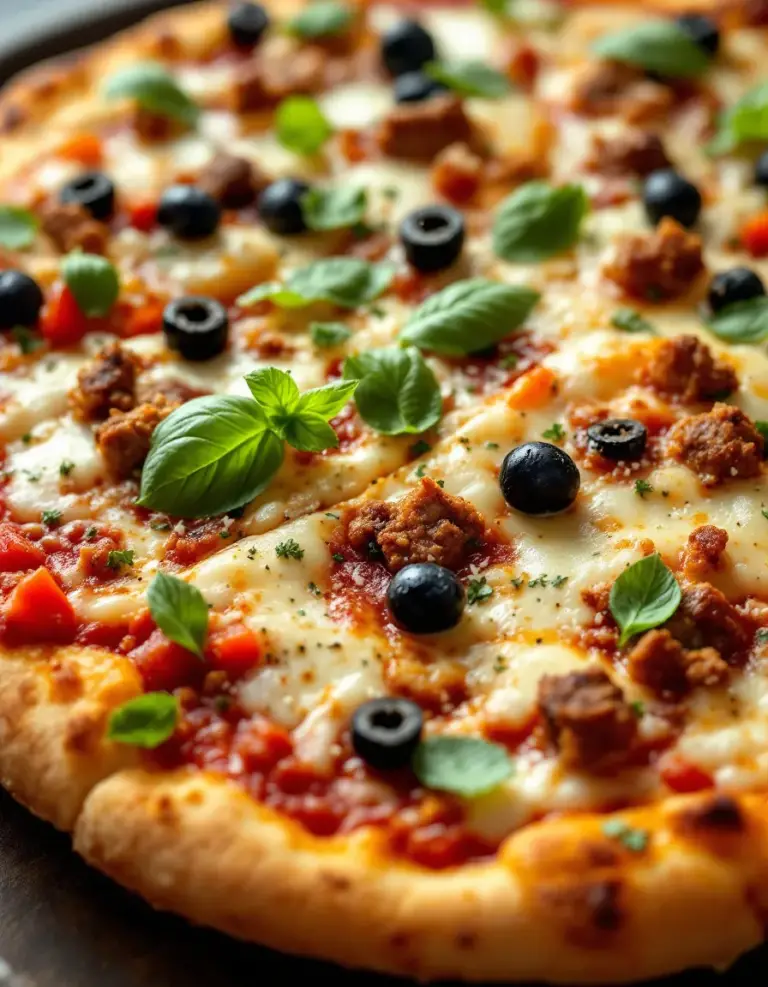 Ultimate Deep-Dish Pizza with Buttery Crust and Gooey Cheese – receipster
