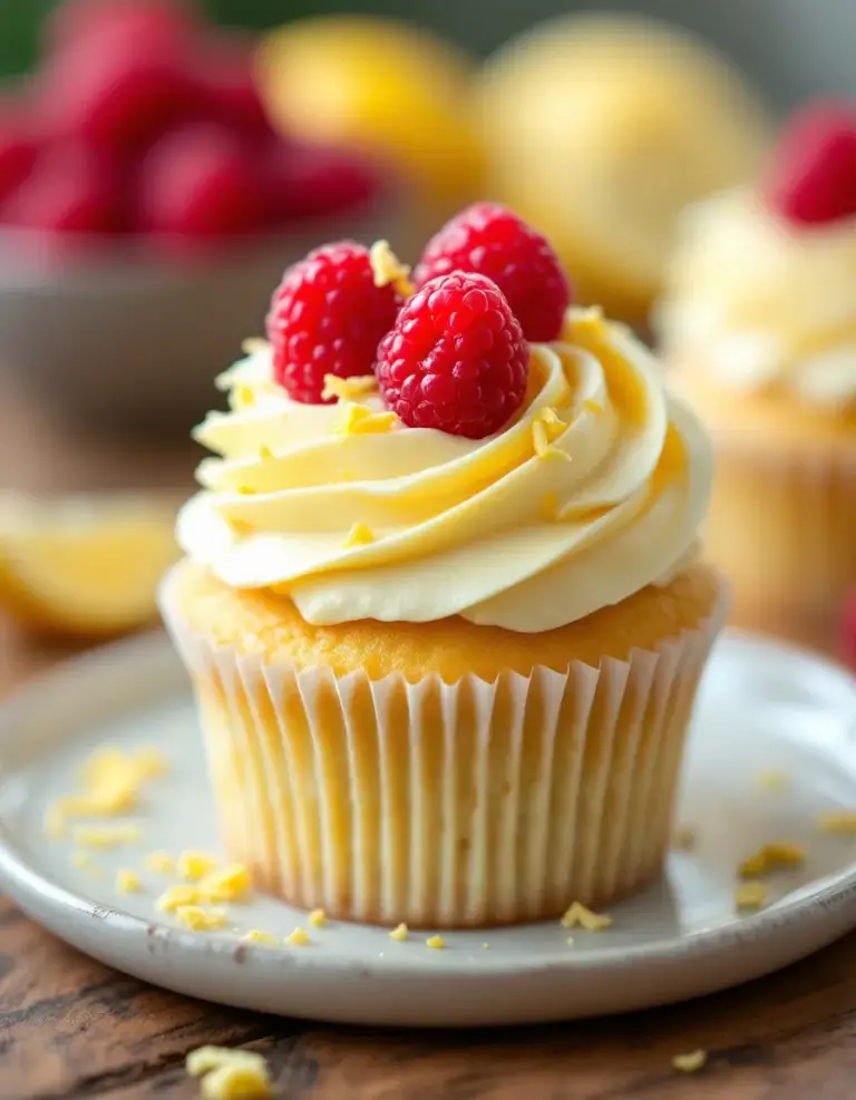 Best Raspberry Lemon Heaven Cupcakes - Easy Homemade Recipe - receipster
