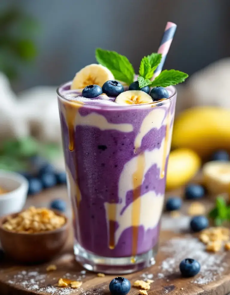Best Banana-Blueberry Smoothie – Quick and Easy Recipe – receipster